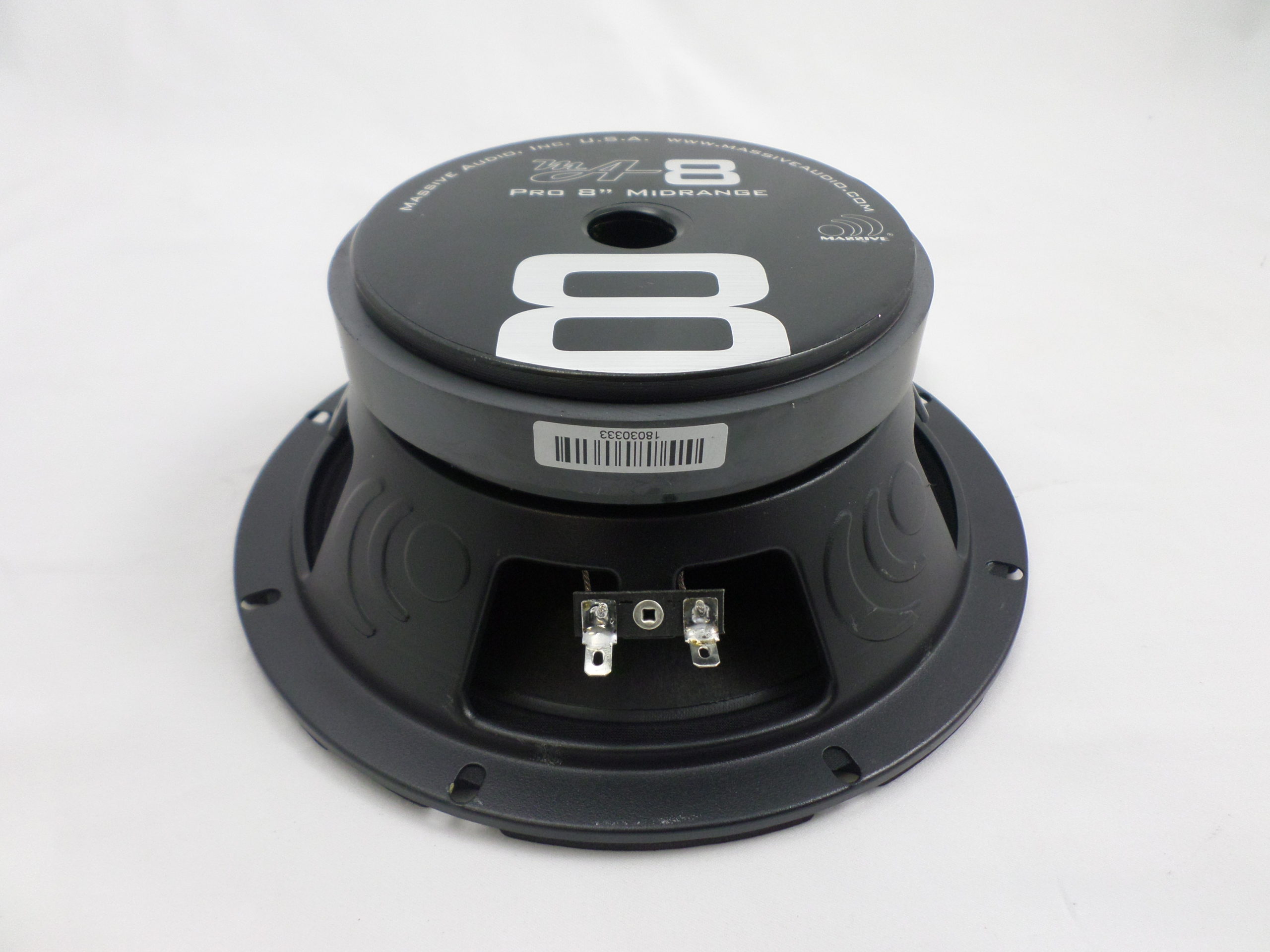 Massive Audio MA8 150 Watt RMS 8 Ohm Mid-Range Speaker (Pair ...