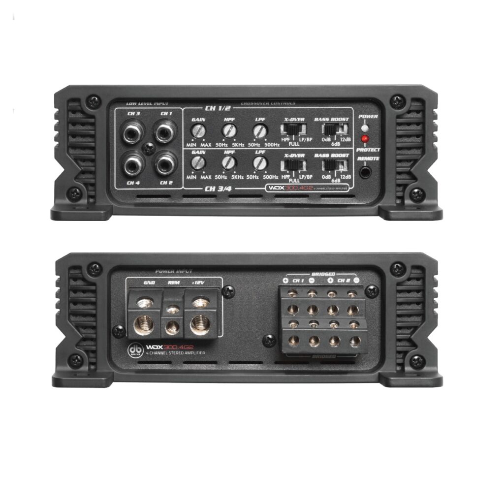 DB Drive 4 CHANNEL AMPLIFIER- WDX300.4 G2 – 12VolTronics.com