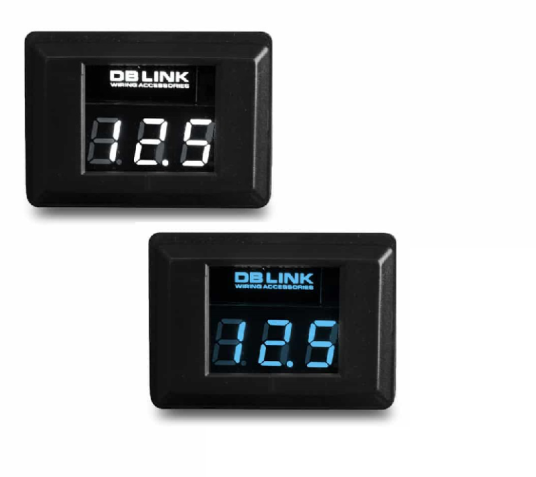 DB Link DM12W/DM12BL Digital White or Blue LED Voltage Display(winner ...