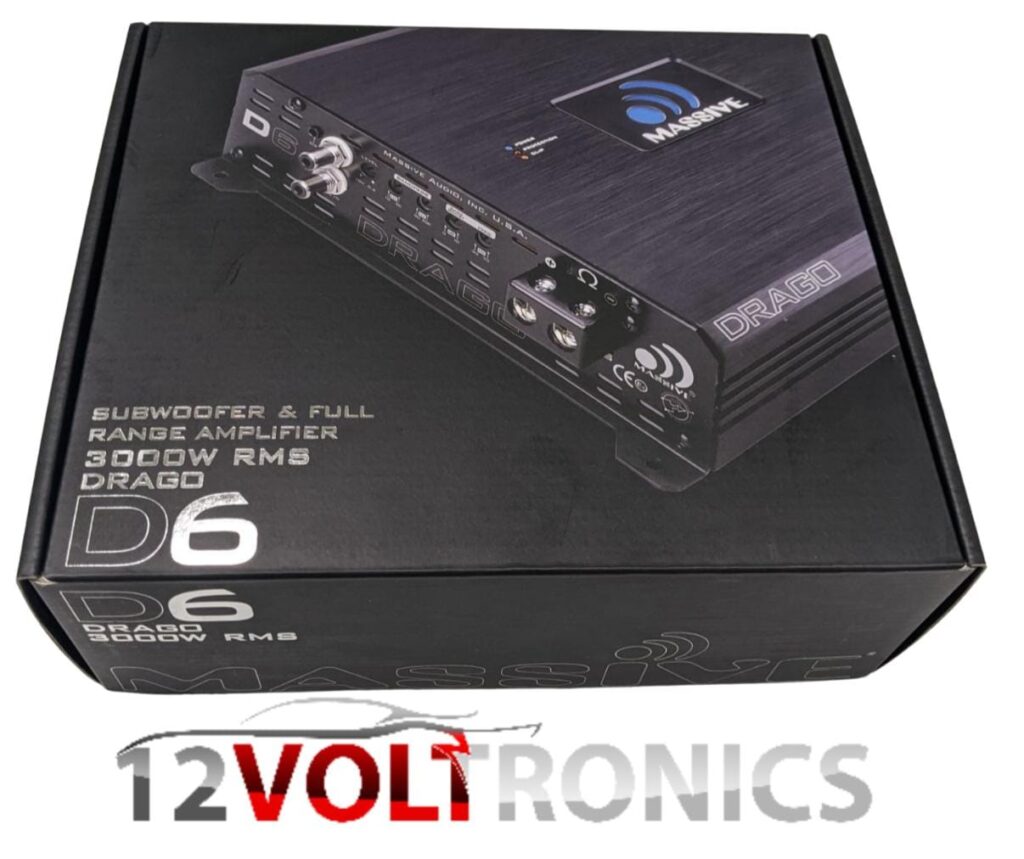 MASSIVE AUDIO D6 – 3,000 WATTS RMS @ 1 OHM MONOBLOCK MICRO MEGA FULL RANGE/SUBWOOFER AMPLIFIER ...