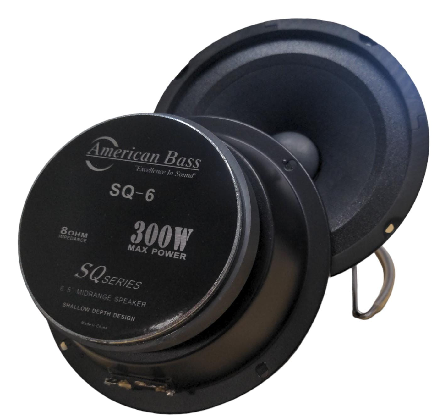 American Bass SQ6 Midrange 6.5″ Closed Back Speakers – 12VolTronics.com