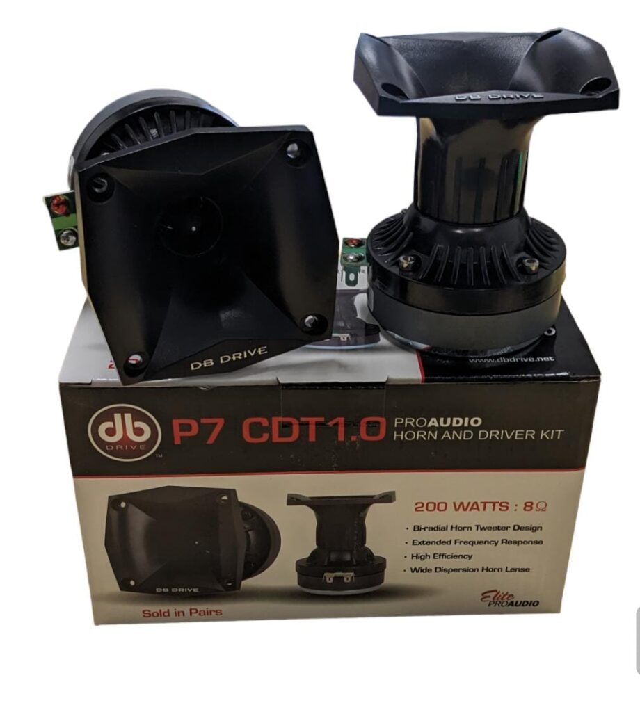 DB DRIVE P7CDT1.0 PRO 1″ Horn & Driver Kit – 12VolTronics.com
