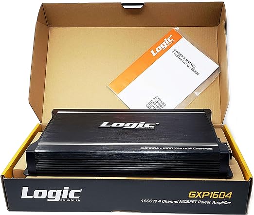 Logic Soundlab GXP1604 1600 Watts 4 Channel Amplifier-GXP1604 ...