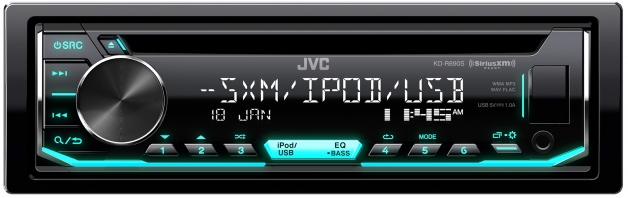 JVC SINGLE DIN RECEIVER W/CD- KDR690S – 12VolTronics.com