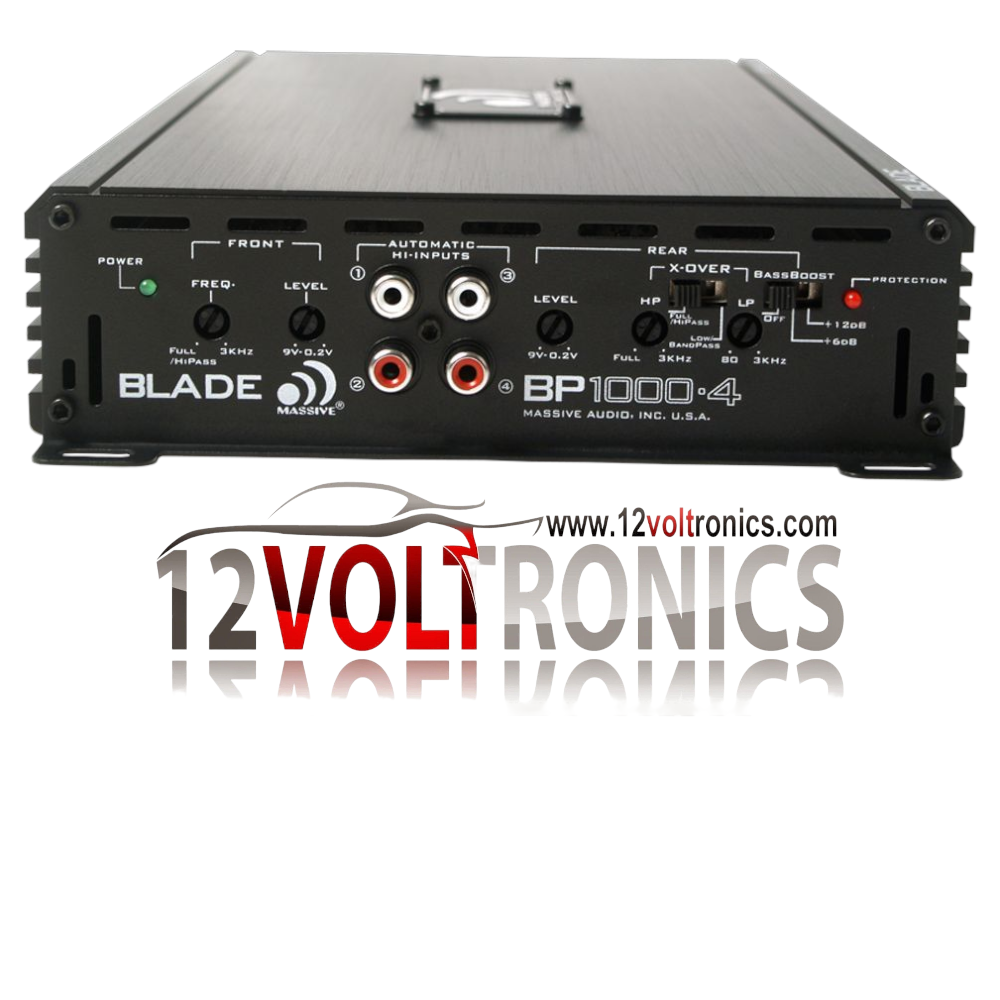 Massive Audio BP1000.4-V2 Blade Series 4 Channel Amplifier ...
